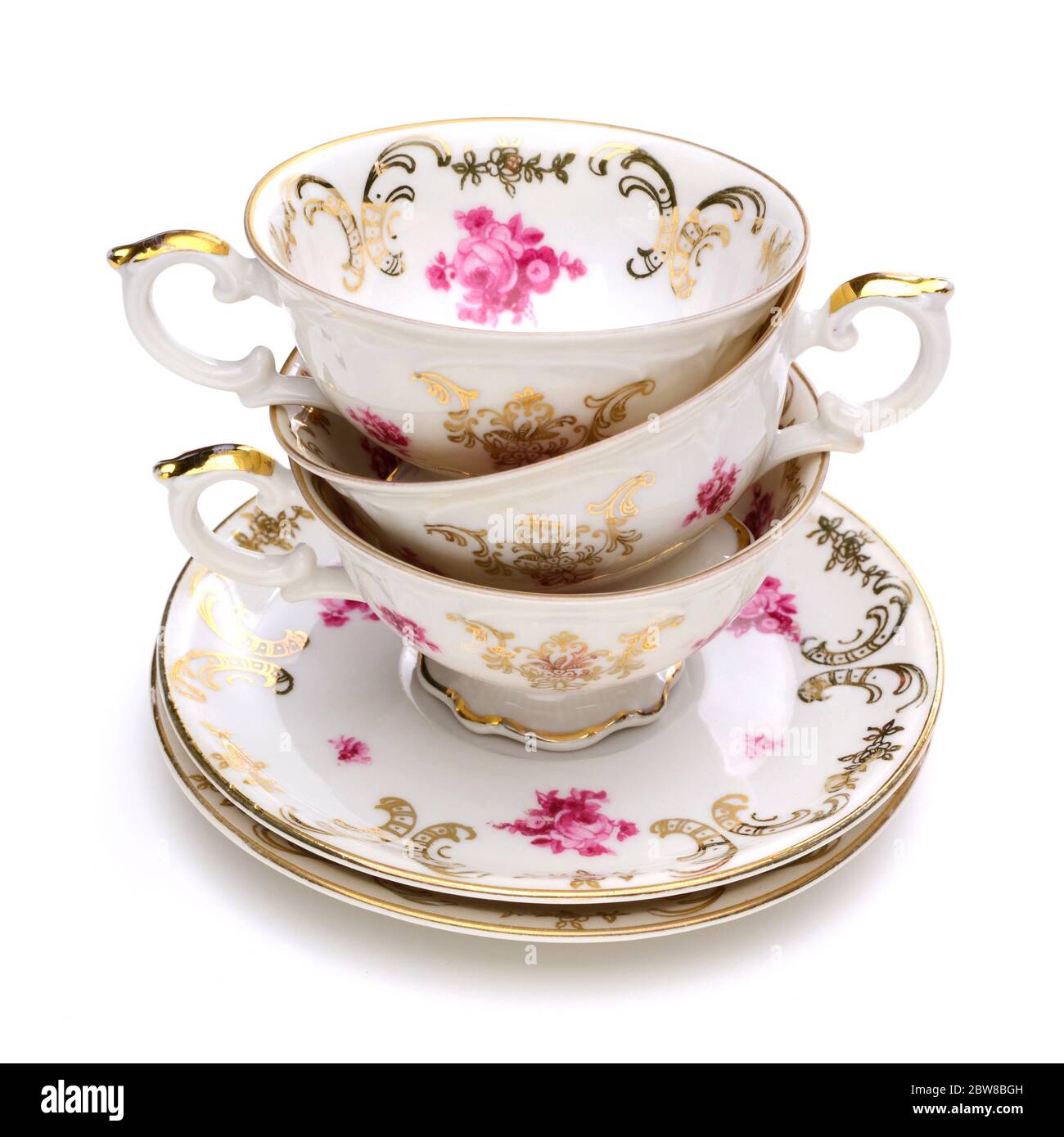 Teacup white background empty hi-res stock photography and images - Alamy