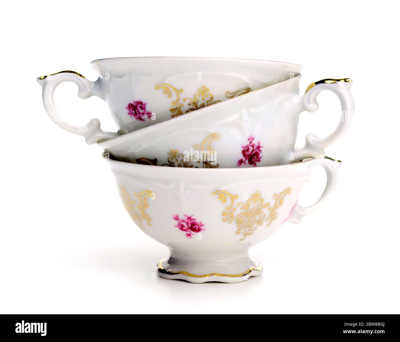 Teacup white background empty hi-res stock photography and images - Alamy