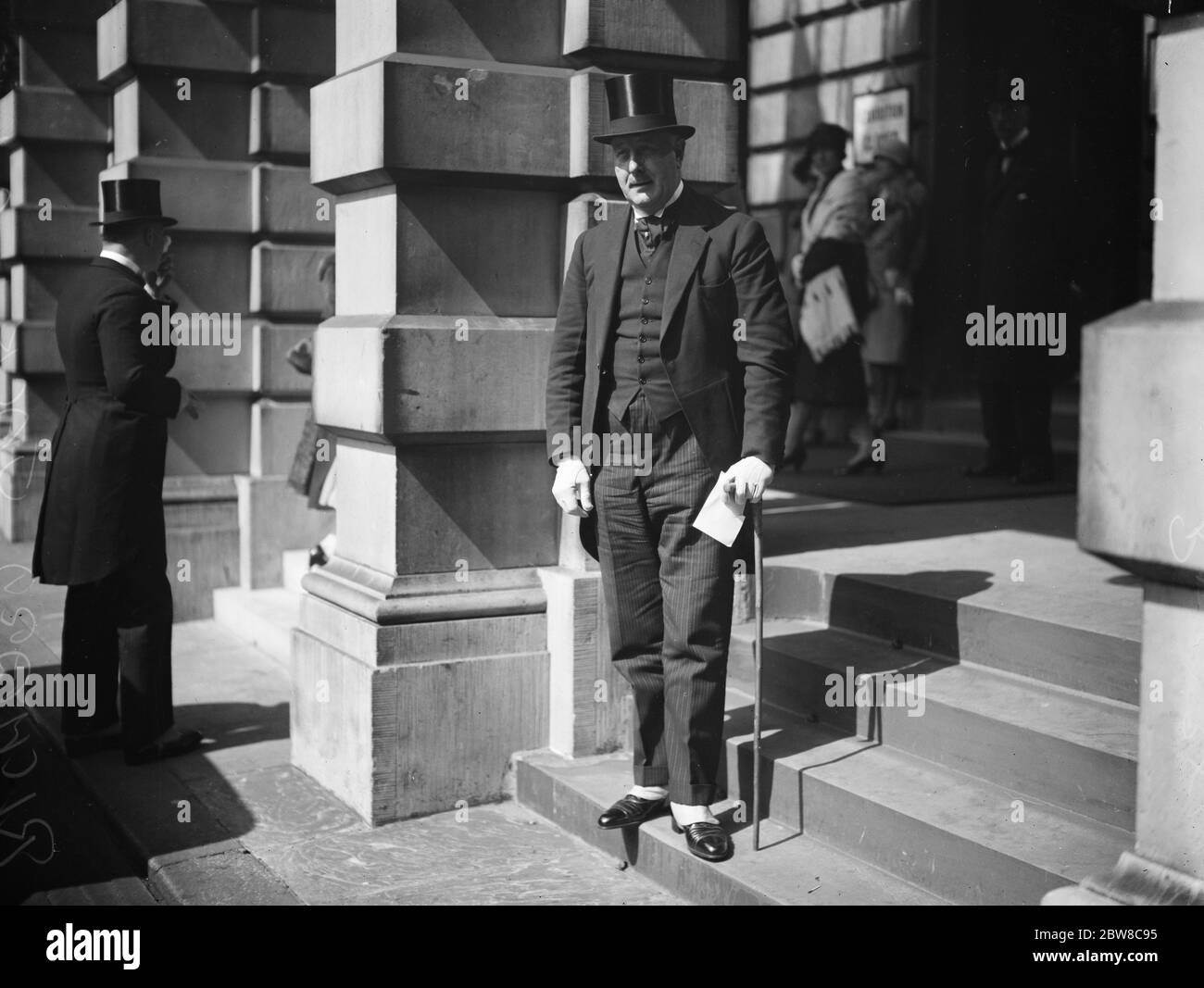 Private view day at Royal Academy . Mr Richard Jack , who painted the ...
