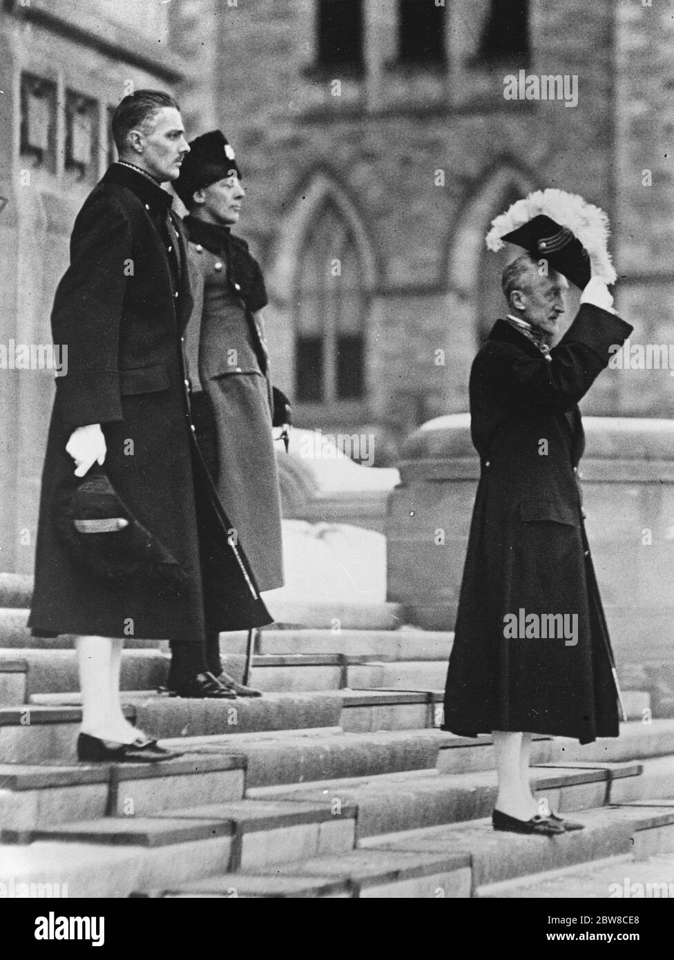 Canada 's 16th Parliament formally opened . Lord Willingdon taking the ...