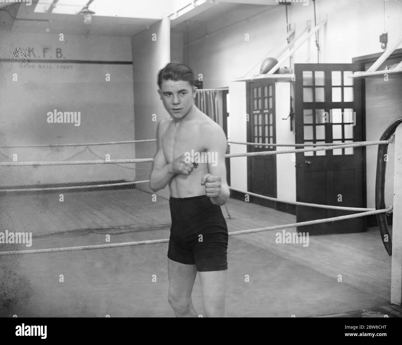 Teddy Baldock , who is to meet Archie Bell at the Albert Hall . 3 May ...