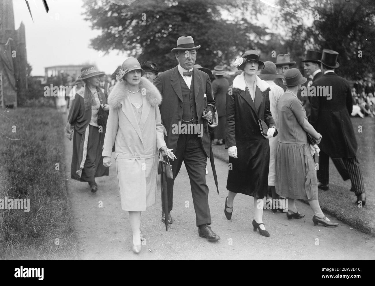 Fourth of June at Eton . Sir James and Lady Craig with their daughter ...
