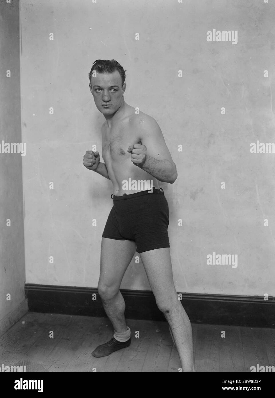Ted Moore , the boxer . 24 November 1927 Stock Photo - Alamy