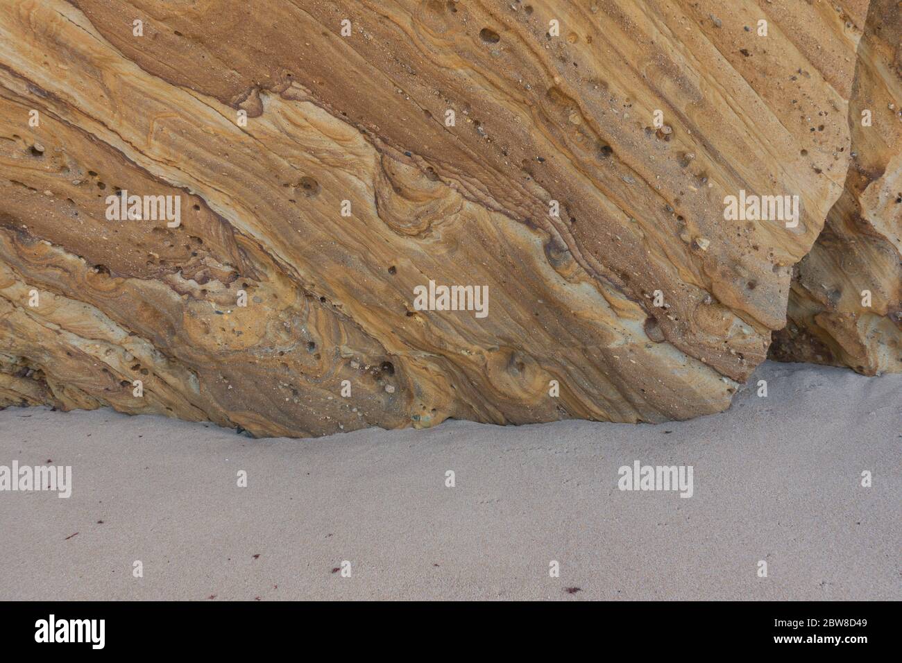 Details on schist rocks at Praia de Santa Cruz beach, in Portugal Stock ...