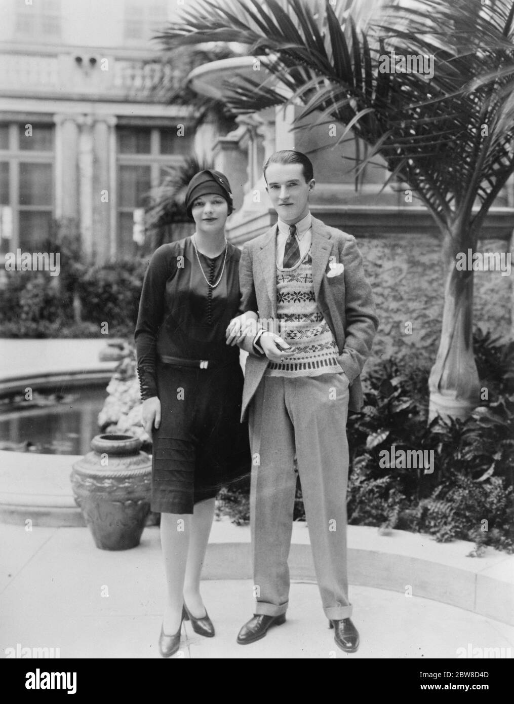 Heir to the Dukedom of Argyll on his honeymoon . Mr and Mrs Ian Douglas ...