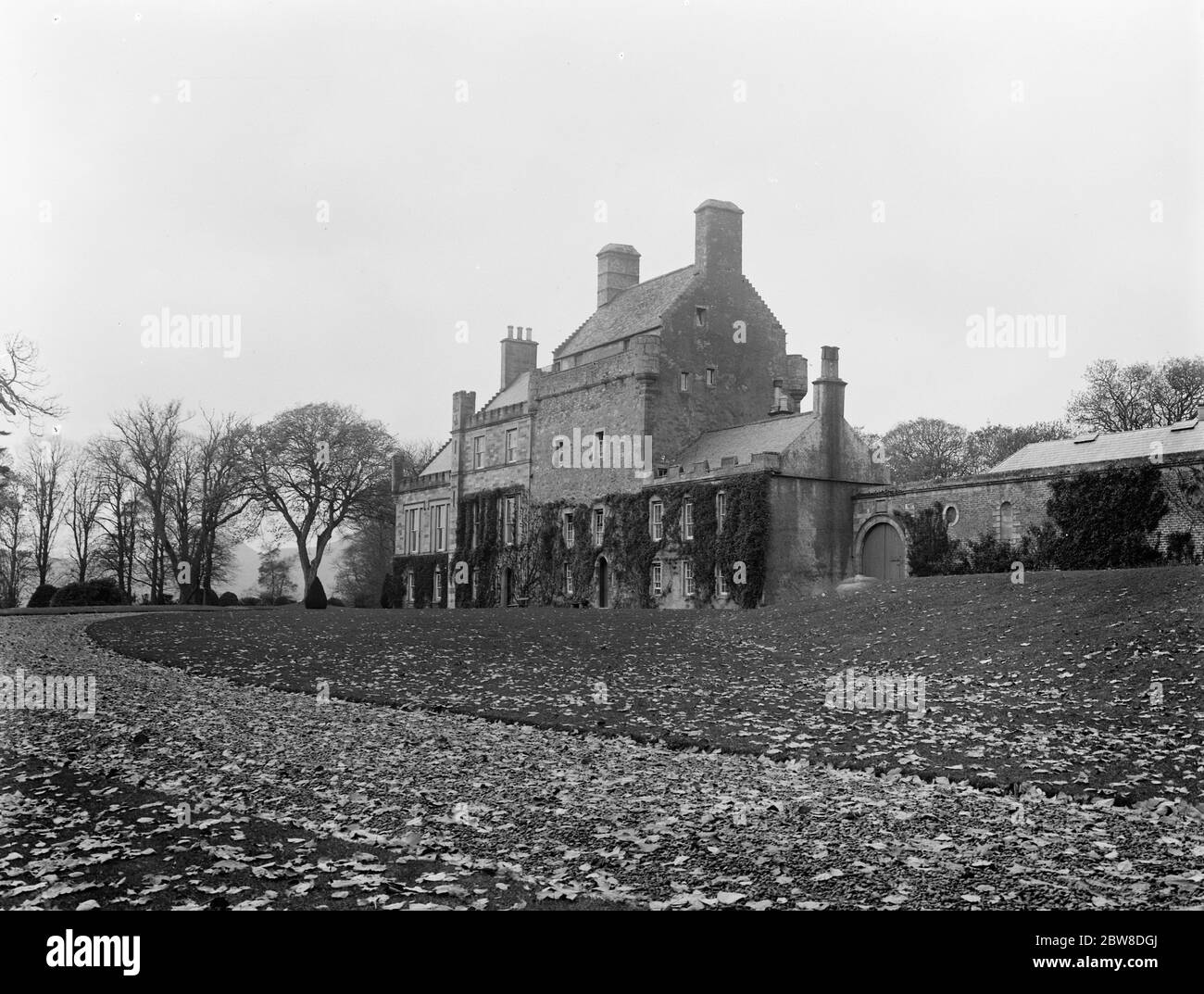 Scottish borders architecture Black and White Stock Photos & Images - Alamy