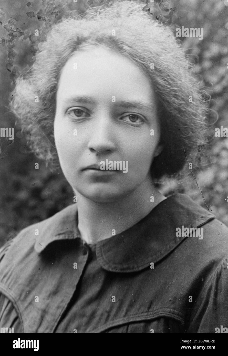 France ' s cleverest girl . Mlle Irene Curie , the daughter of the ...