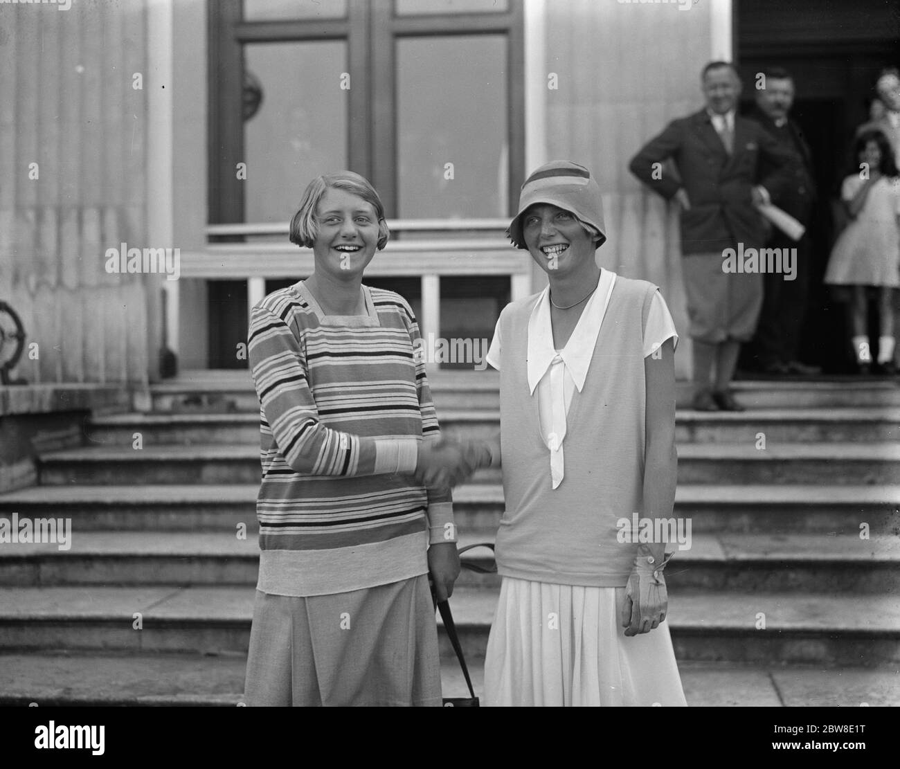 Final of the girl's golf championship at Stoke Poges in Buckinghamshire ...