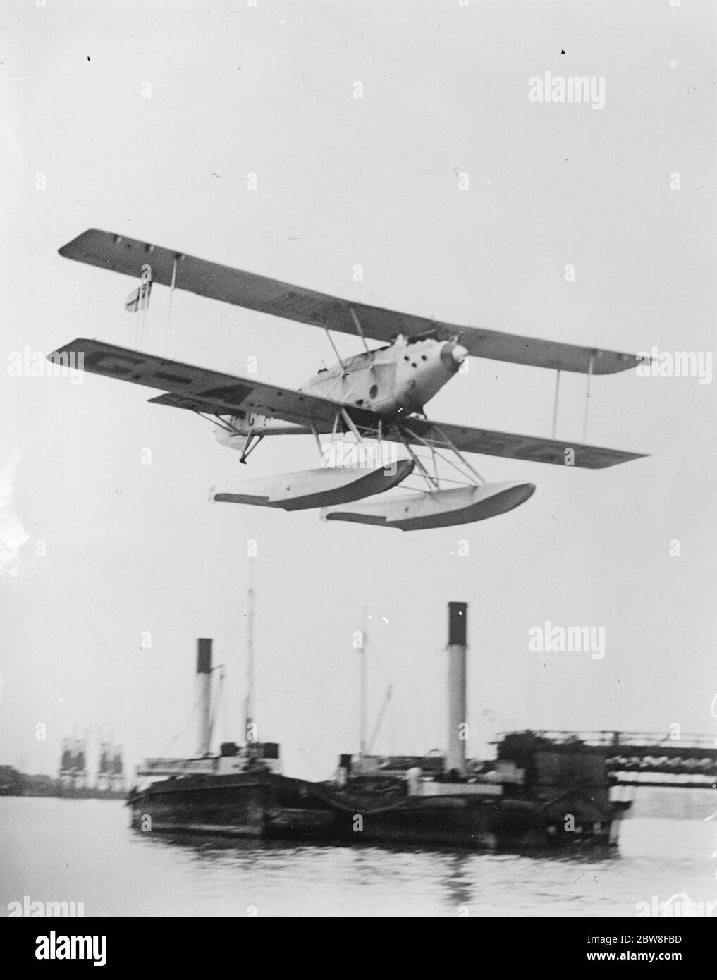 Showing the flag , Seaplane ' s Northern Europe tour . Mr H C BAird , a ...