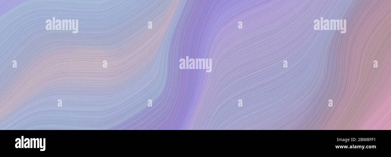 abstract modern horizontal header with light pastel purple, rosy brown ...