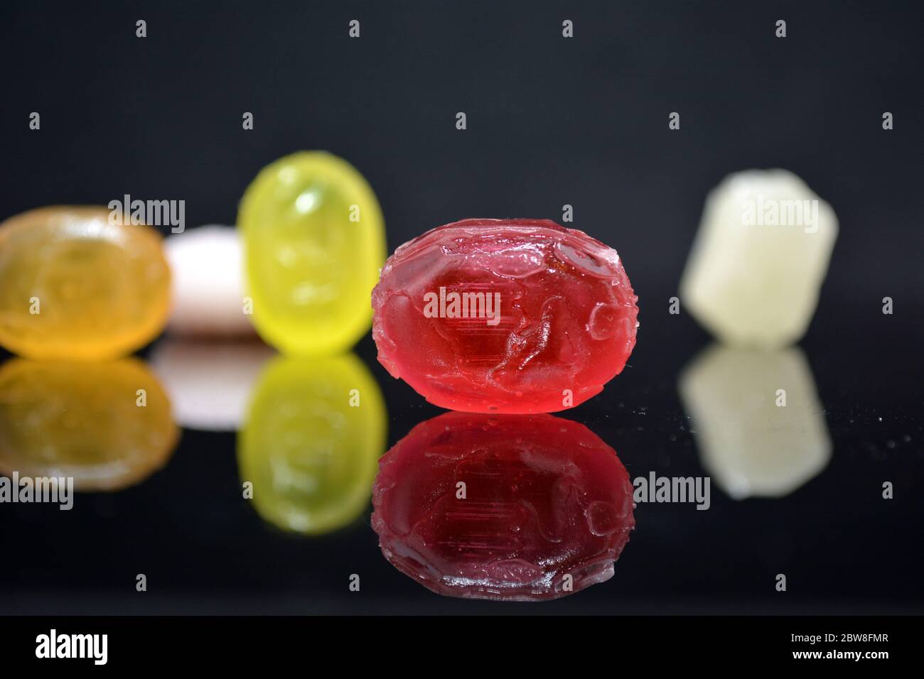 sweet colorful candies pie food Stock Photo - Alamy