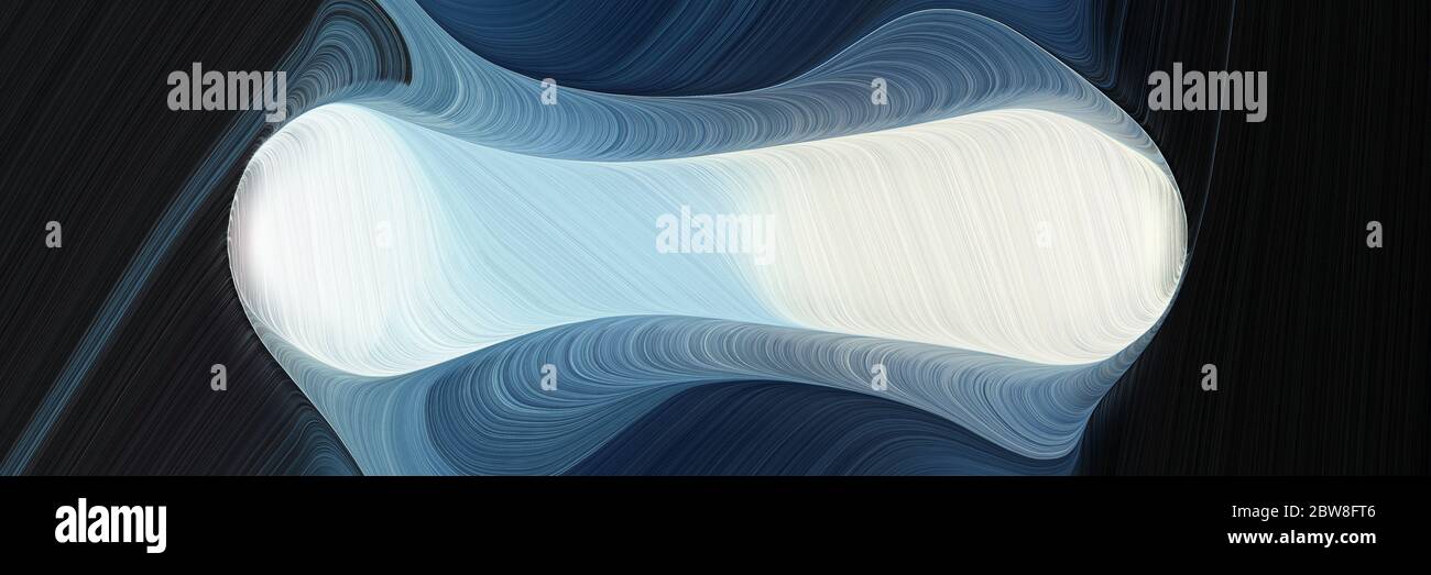 abstract modern horizontal header with very dark blue, light gray and ...