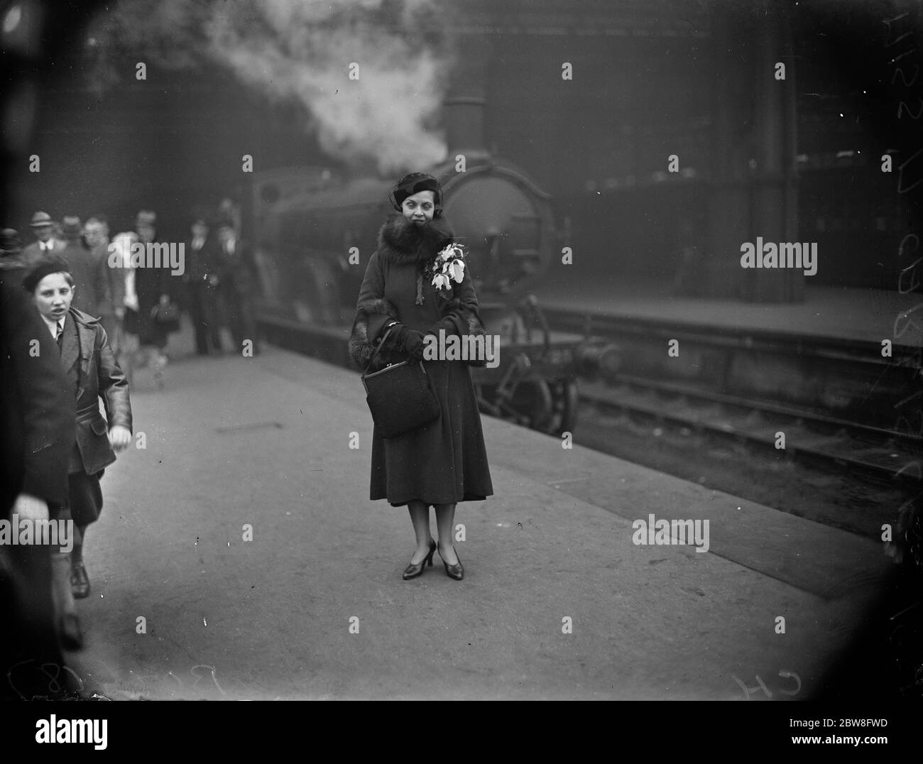 Viktoria leaves for her wedding . Miss Margaret Carlisle , the young ...