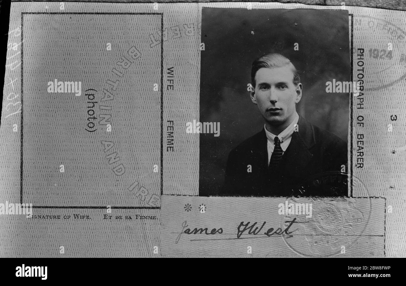 Passport history hi-res stock photography and images - Alamy