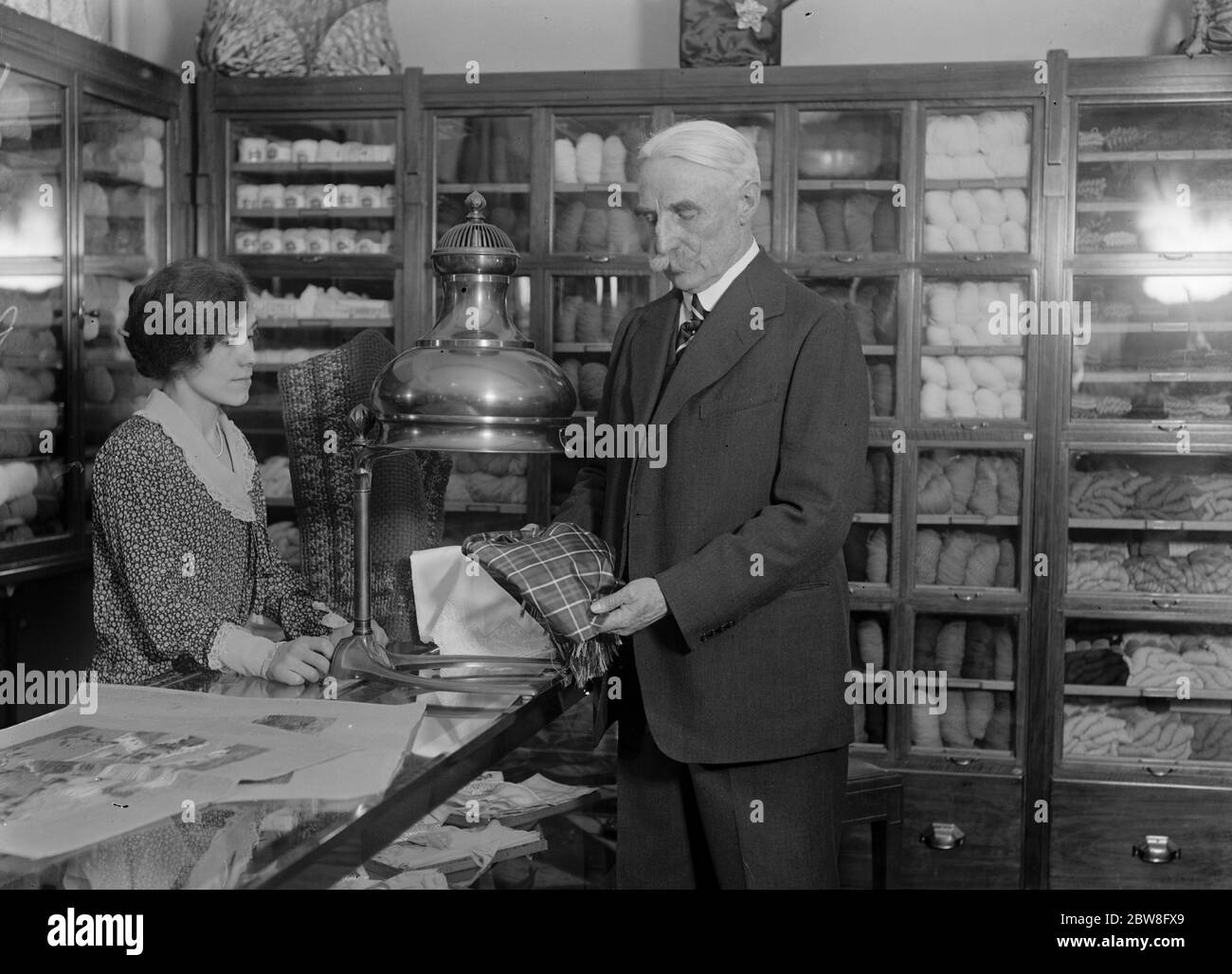 Scottish MP opens the new home of the needlewoman . Lt Gen Sir Aylmer ...