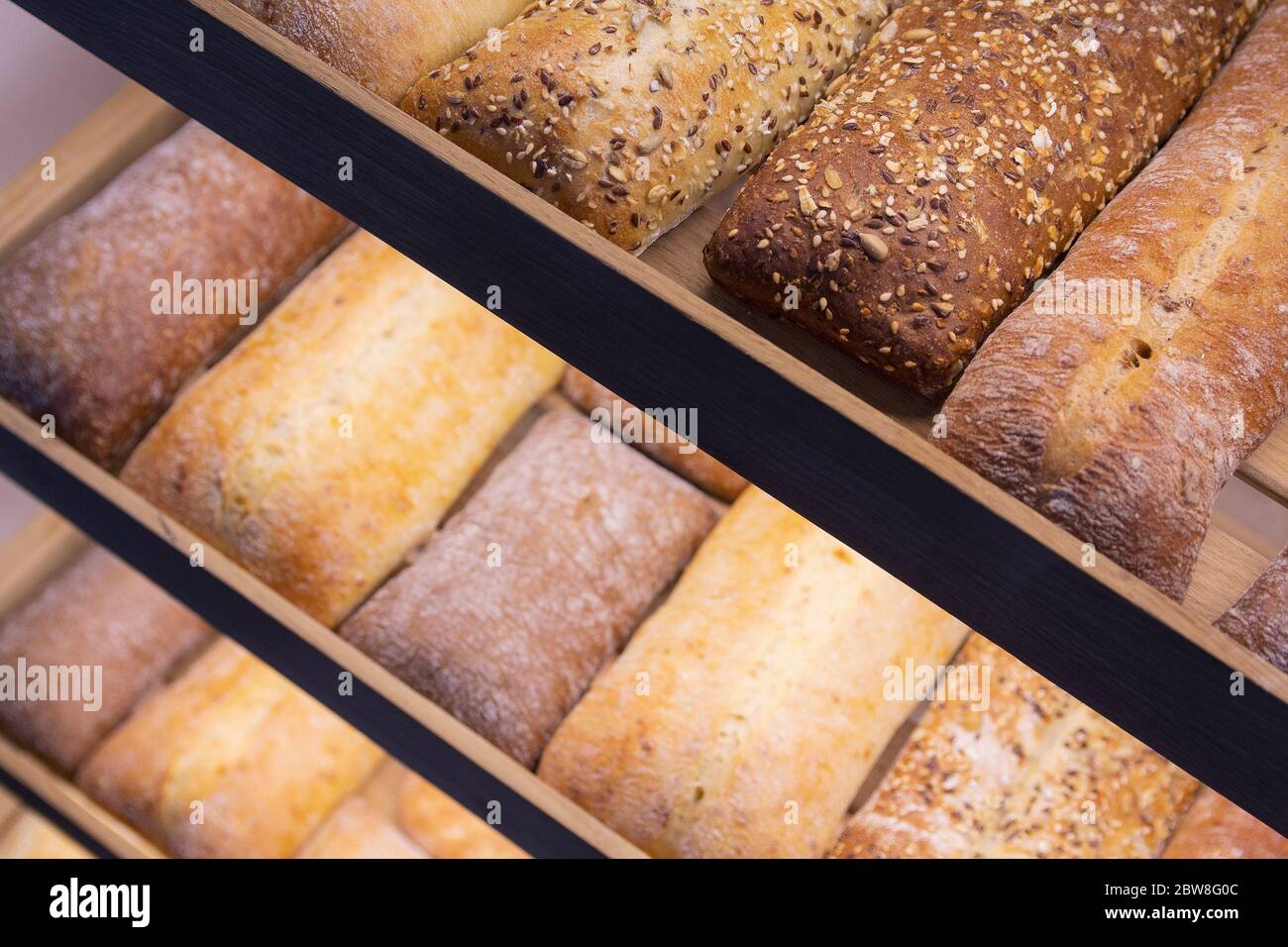 Supermarket bakery close up hi-res stock photography and images - Alamy