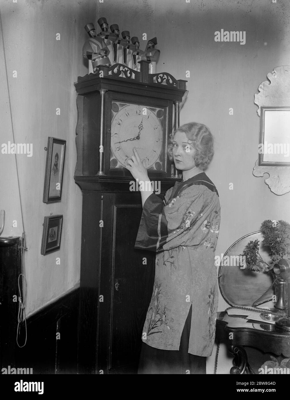 The sleeping beauty at home . Miss Eve Grey . 29 November 1929 Stock ...