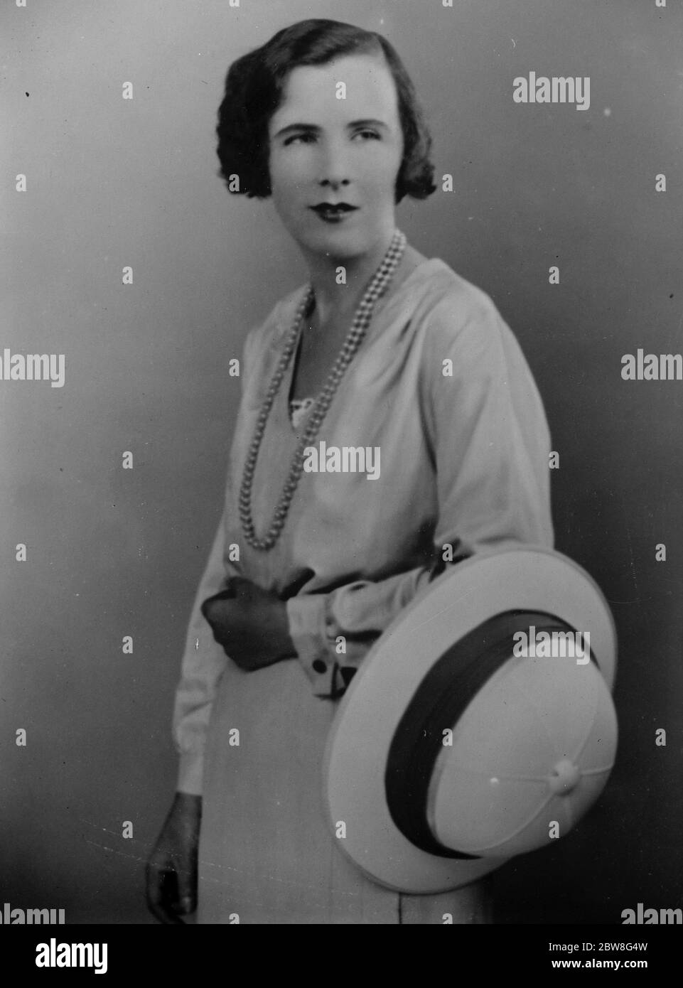 The Hon Mrs Victor Bruce . 1 September 1930 Stock Photo - Alamy