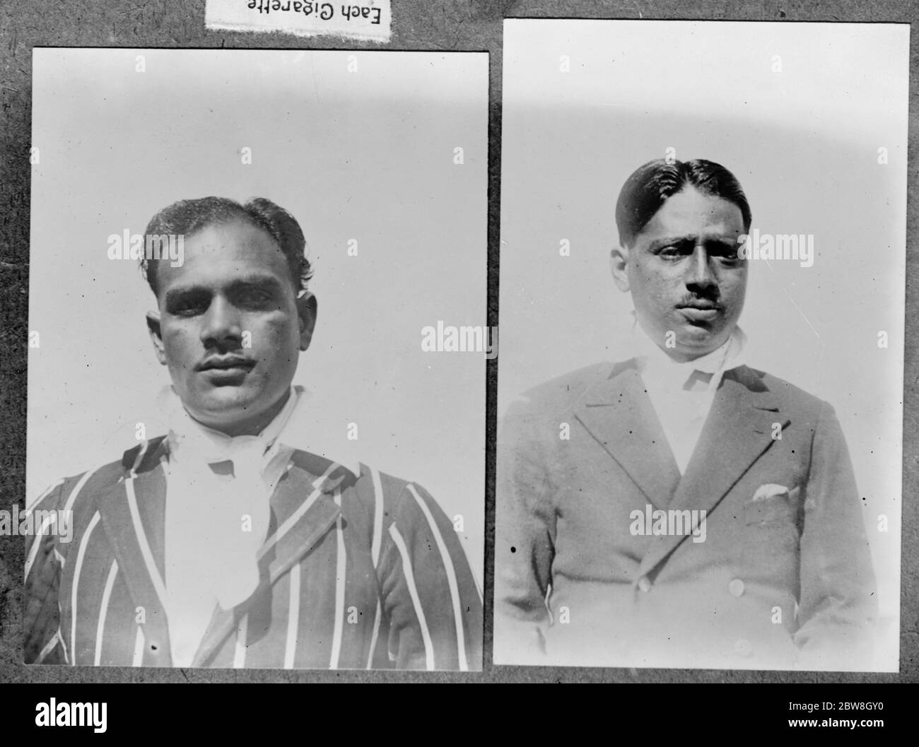 Indian cricket team england left Black and White Stock Photos & Images ...