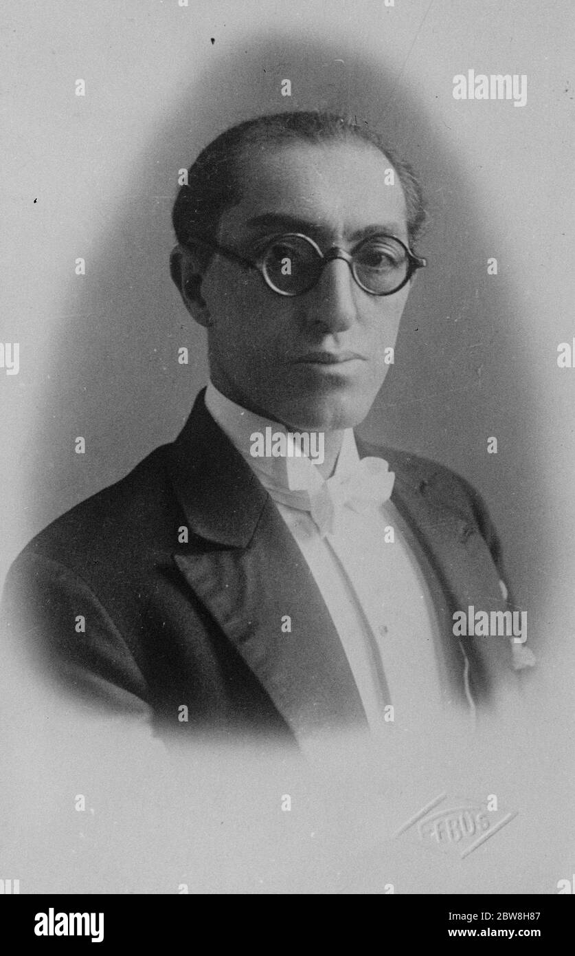 Turkey 's new Minister for Foreign Affairs . Tewfik Rushti Bey . 1 ...