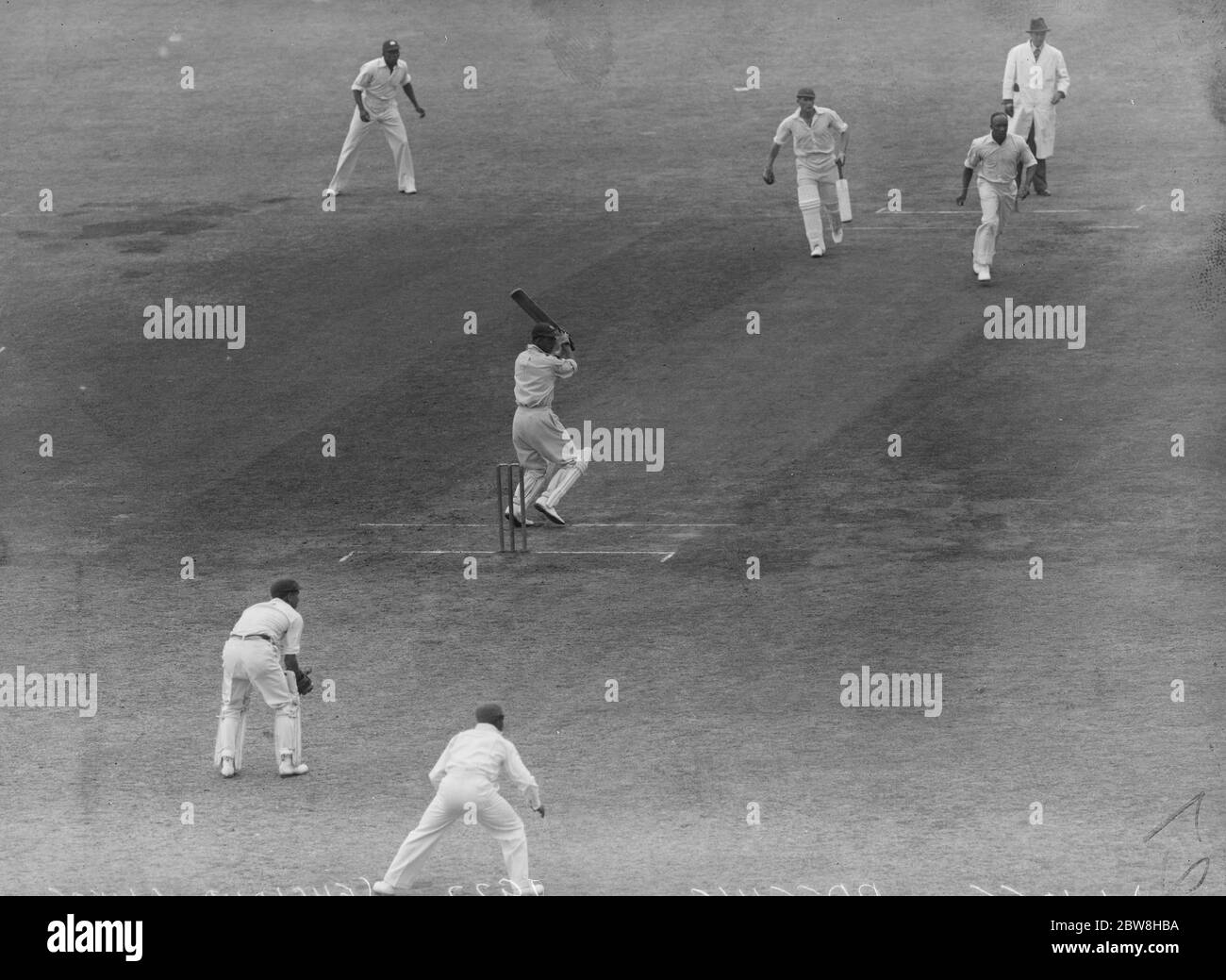 The first day of the Test Match at the Kennington Oval . England versus ...