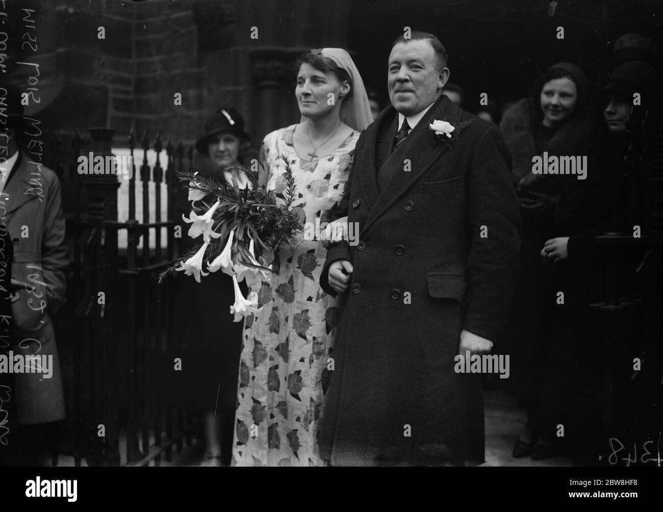 A Naval wedding at Westminster . The marriage of Lieut Com Chas Cecil ...