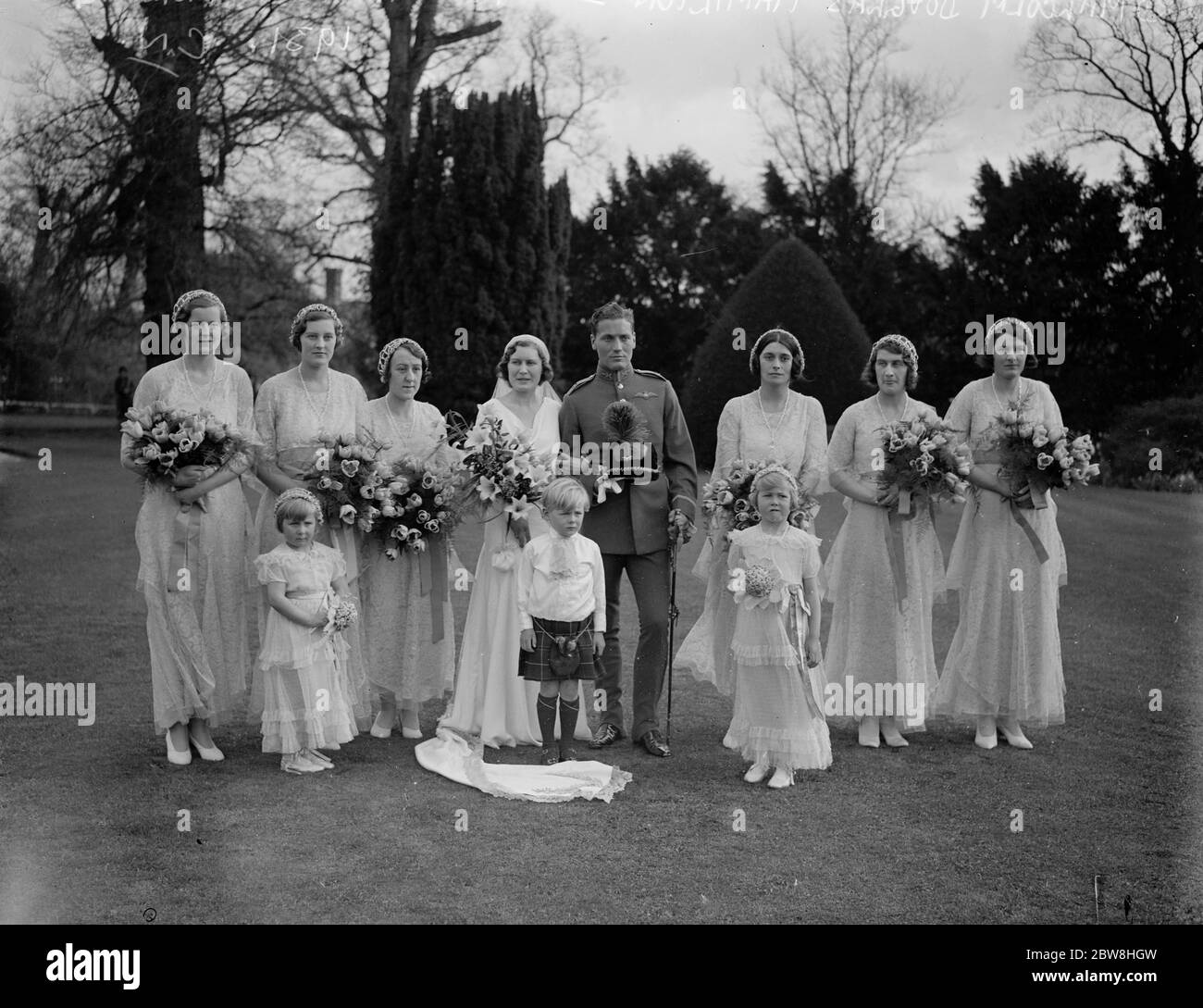 Duchess of York ' s cousin weds . Miss Pamela Bowes Lyon was married at ...