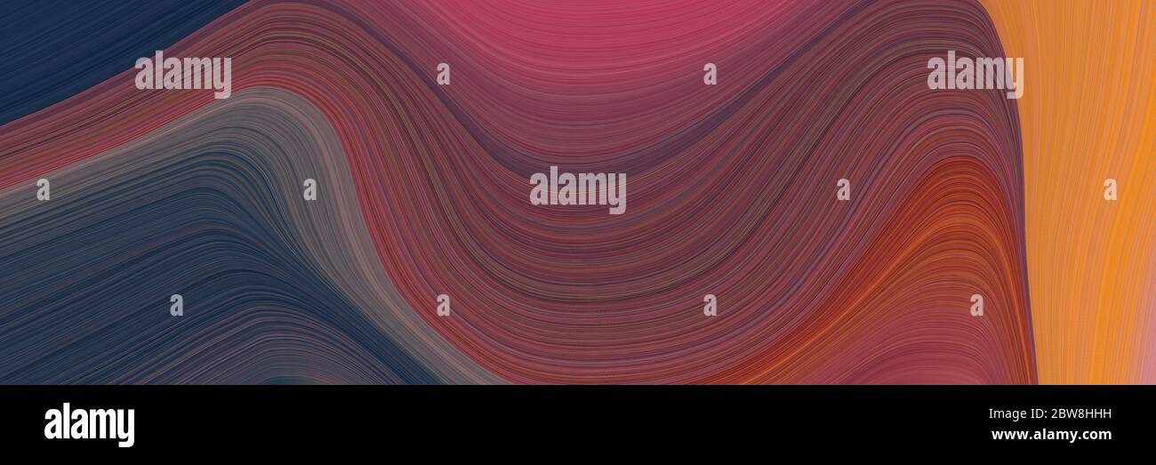 abstract dynamic header design with old mauve, peru and very dark blue ...