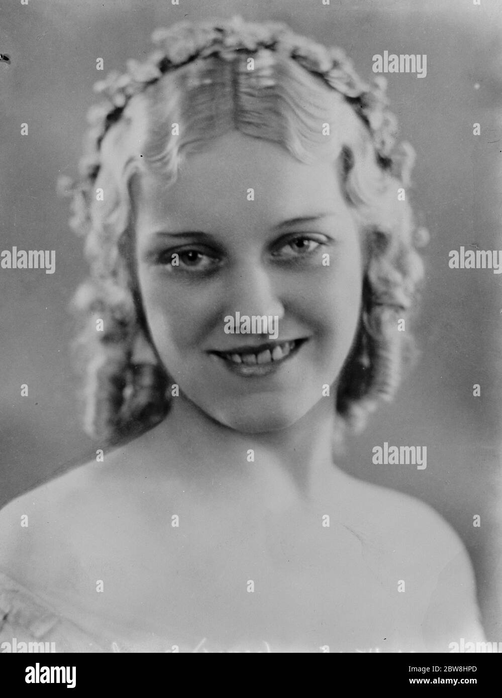 Leap year day luck for a real platinum blonde . Miss Nancy Neale , who ...