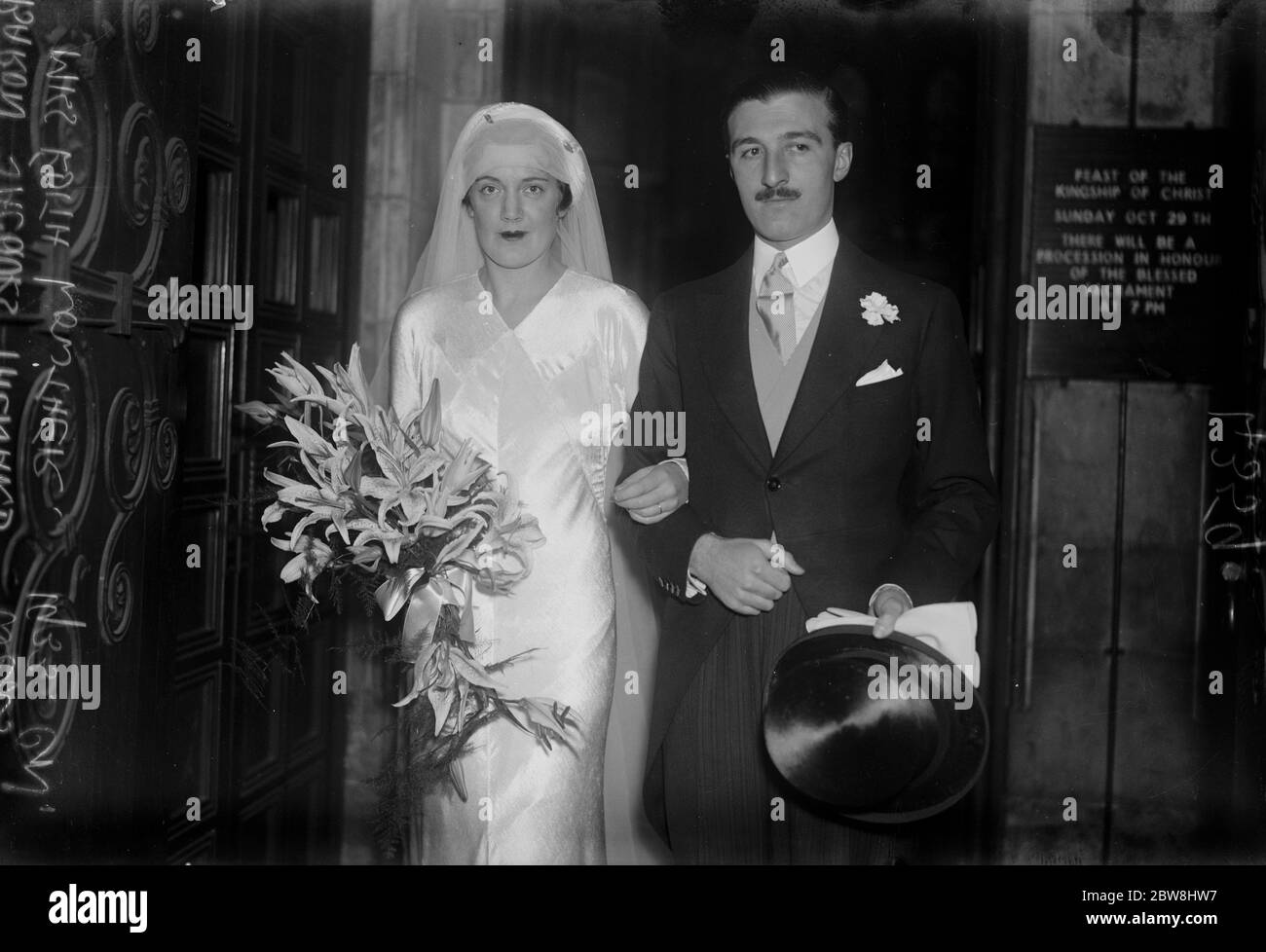 Sir Gerald Lowthers daughter weds Baron . The marriage of Baron Jacques ...