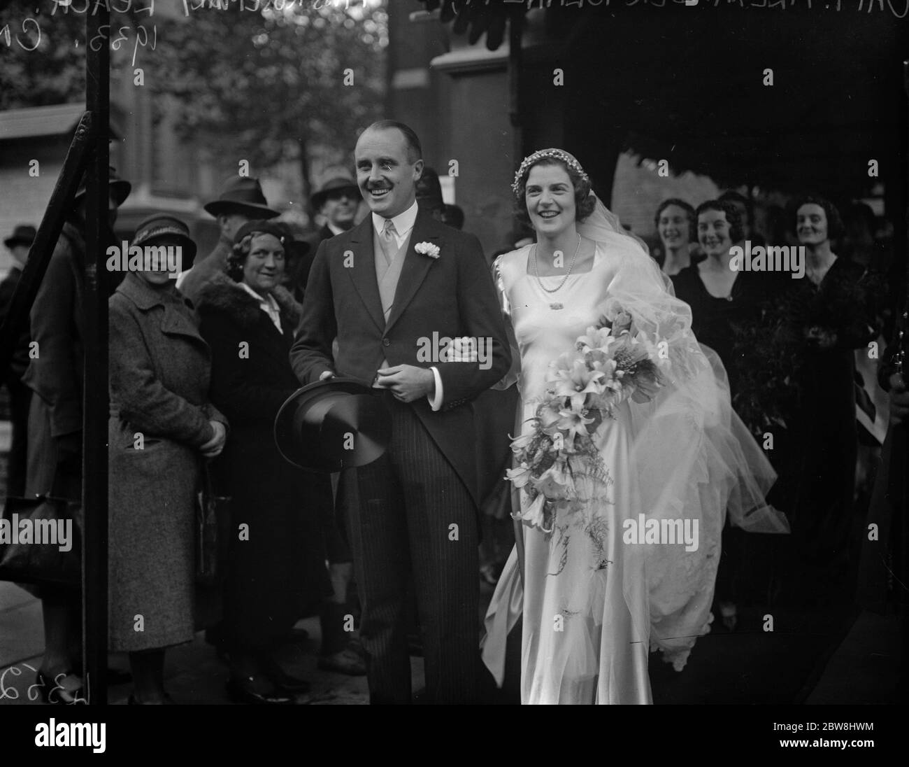 60th Rifles officer weds . The marriage of Captain Alexander Bennett ...