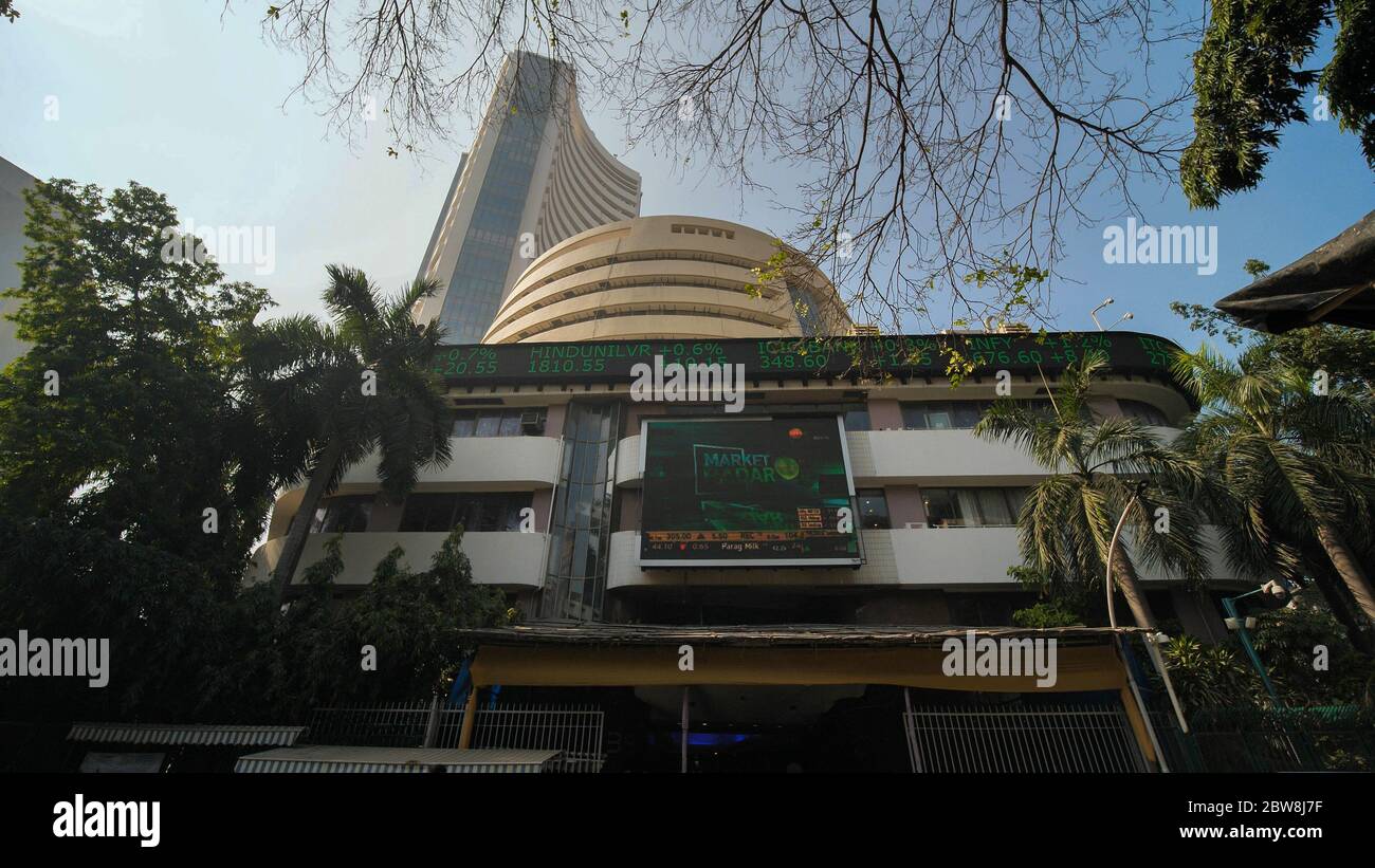 Mumbai, India - December 17, 2018: Old structure of Share market Bombay ...