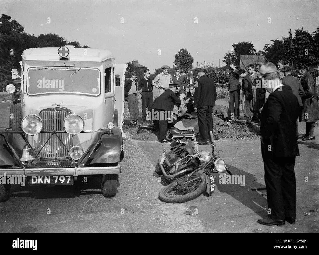 Historic car accident 1930s hi-res stock photography and images - Alamy