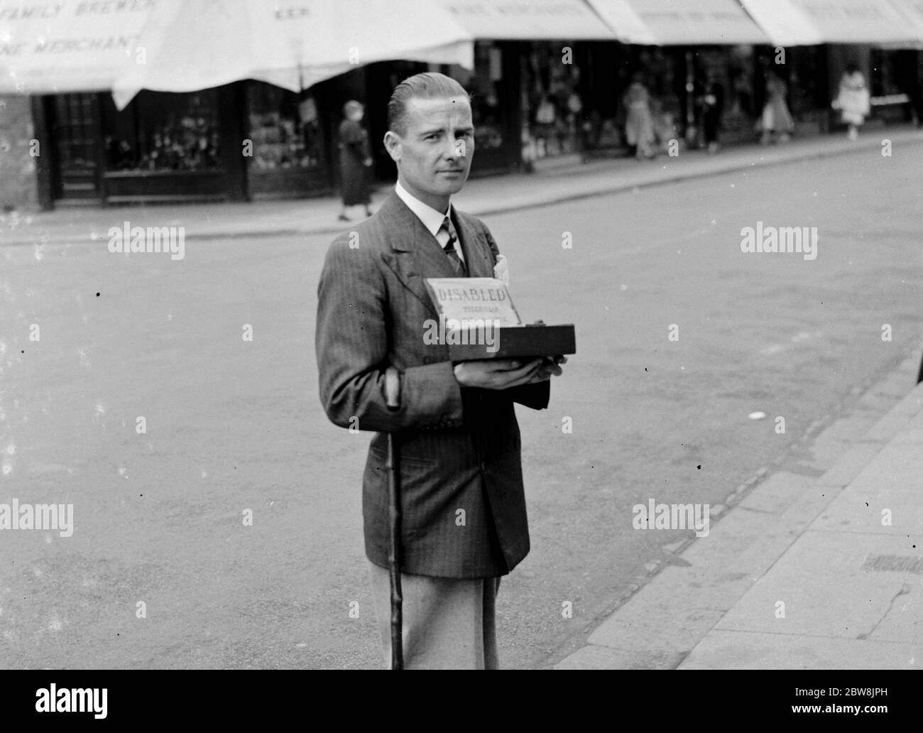 Disabled man affected by tuberculosis , selling matches in Sidcup ...