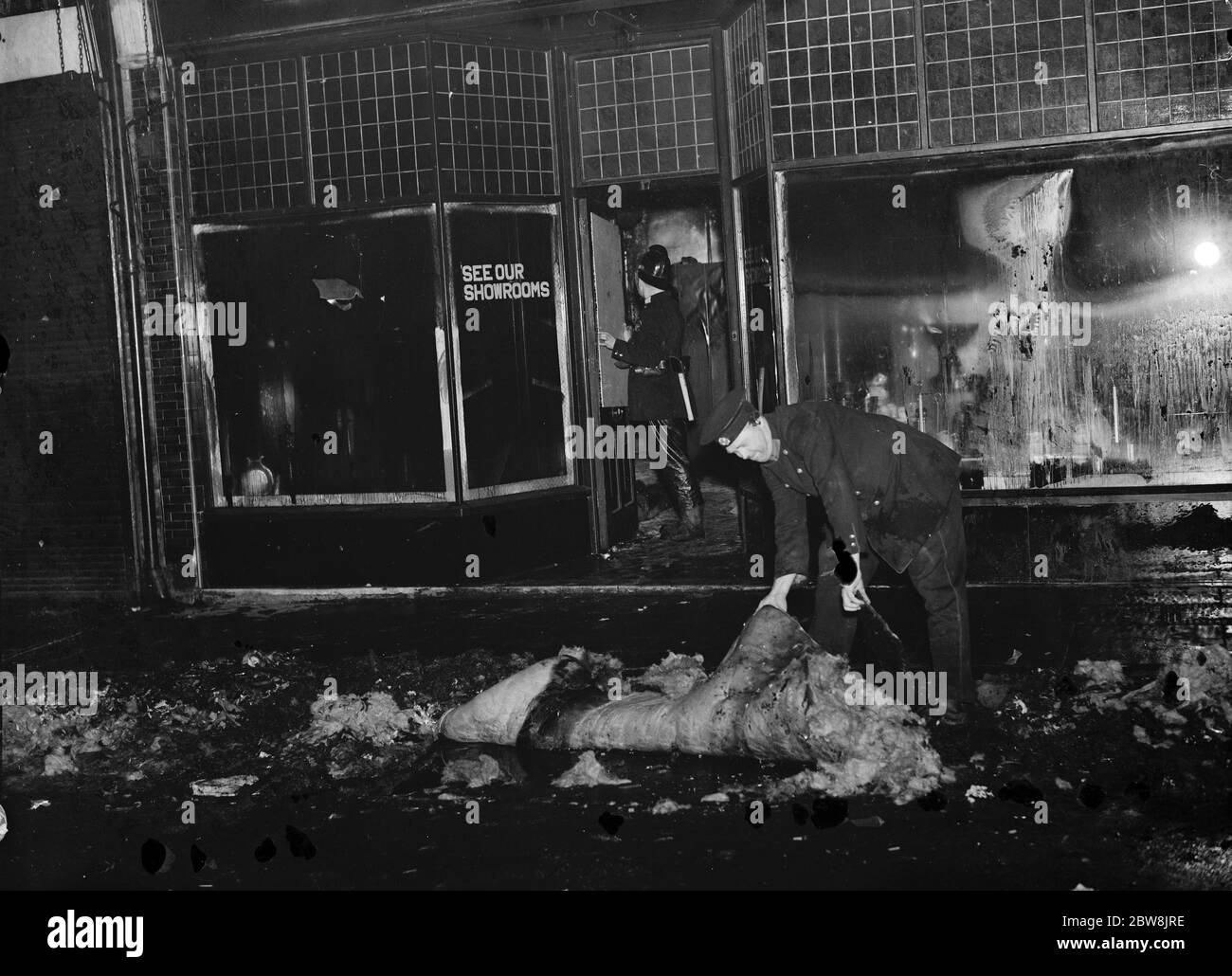 London fire disaster Black and White Stock Photos & Images - Alamy