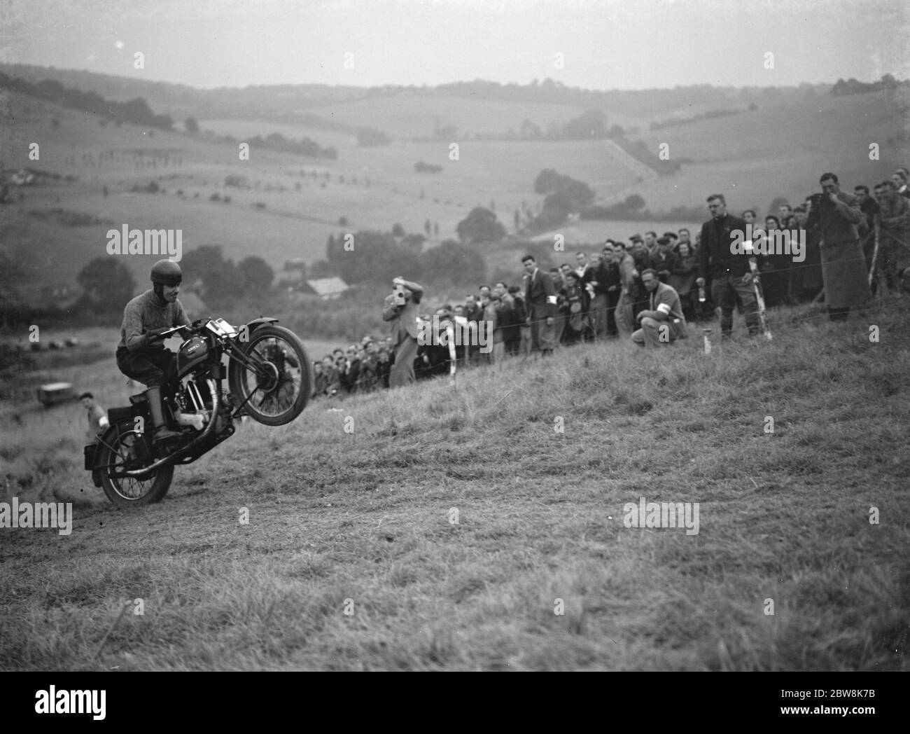 Motorcyle race Sidcup Hill climb ( Addie H J ) near Farningham . 1937 ...