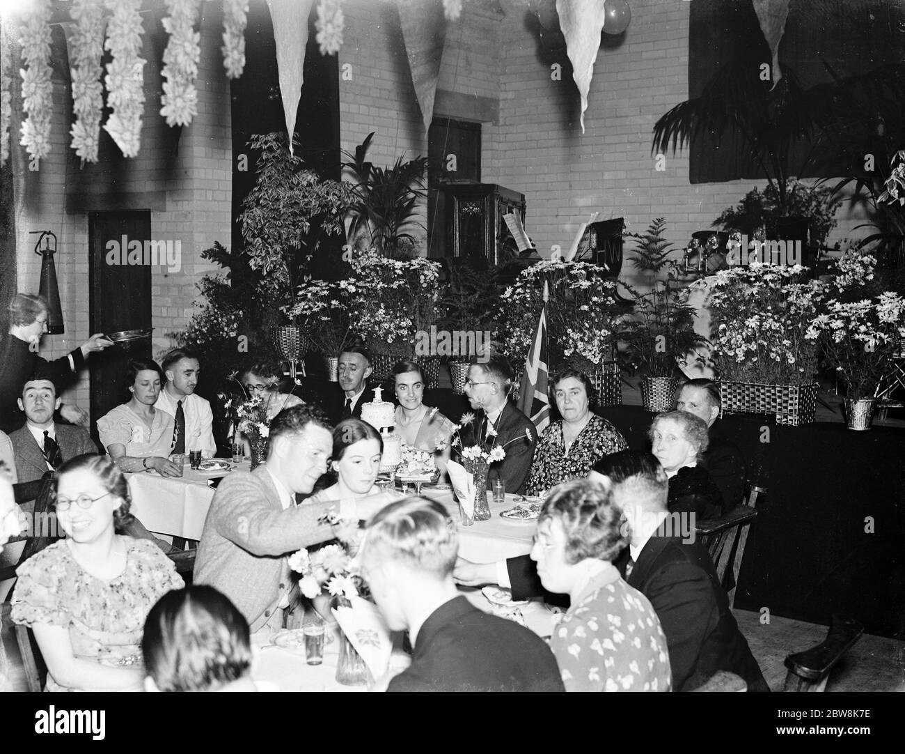 Miss Haken ' s coming of age party . 1935 Stock Photo - Alamy