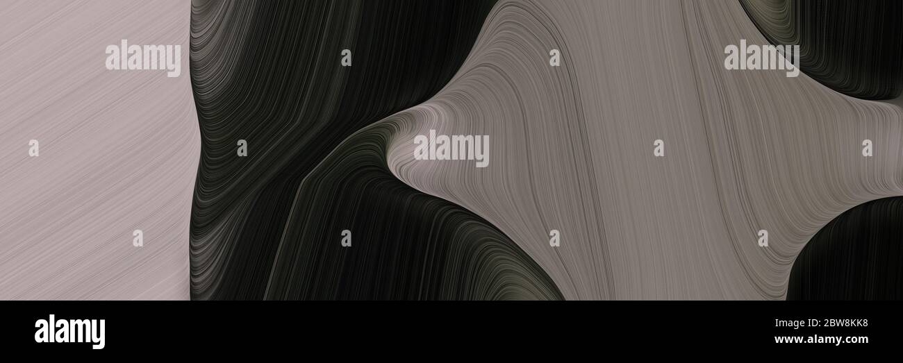 abstract moving header with dim gray, very dark green and dark gray ...