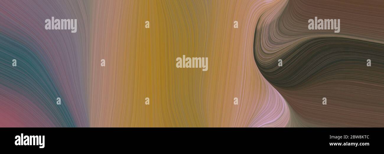 abstract surreal banner design with pastel brown, dark slate gray and ...