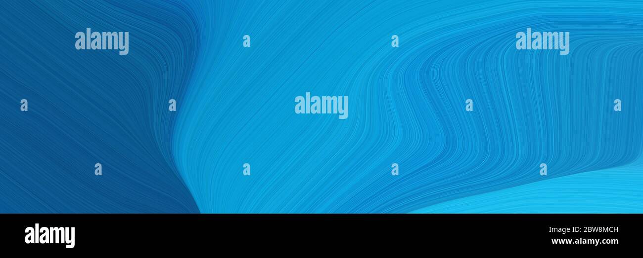 abstract dynamic header design with dodger blue, teal and strong blue ...