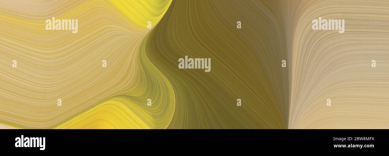 abstract moving header design with dark khaki, brown and tan colors ...