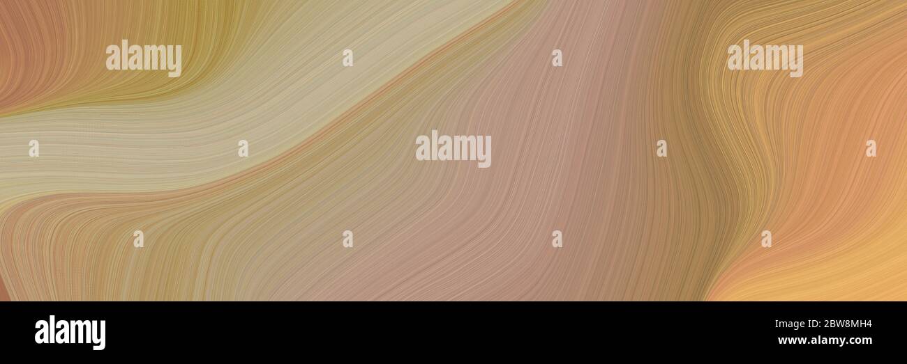 abstract dynamic banner design with rosy brown, sandy brown and pastel ...