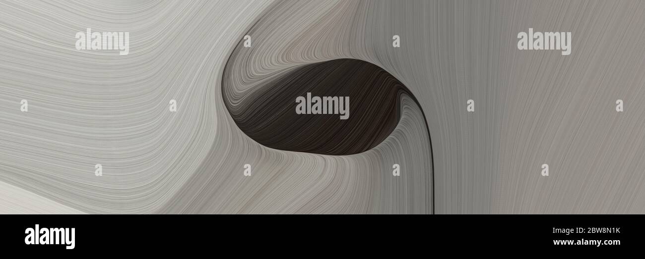 abstract surreal banner design with gray gray, very dark green and ...