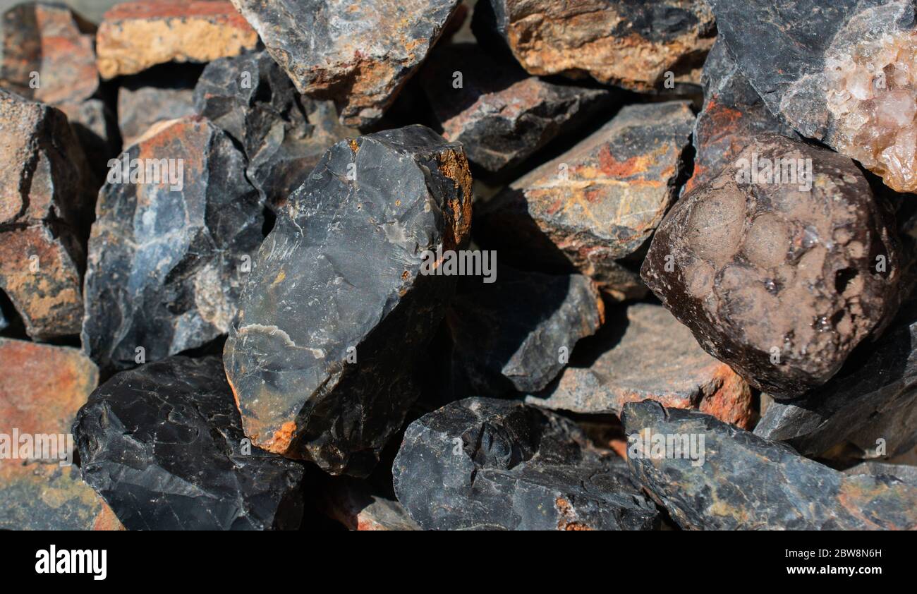 natural mineral gemstones of a certain type in view Stock Photo - Alamy