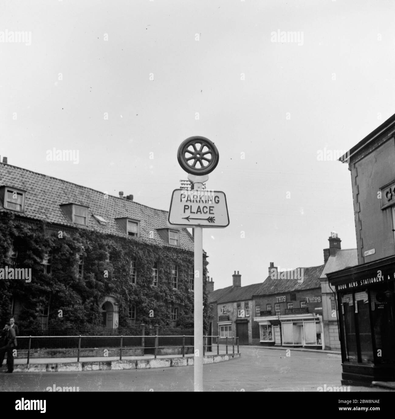 Transport parking Black and White Stock Photos & Images - Alamy
