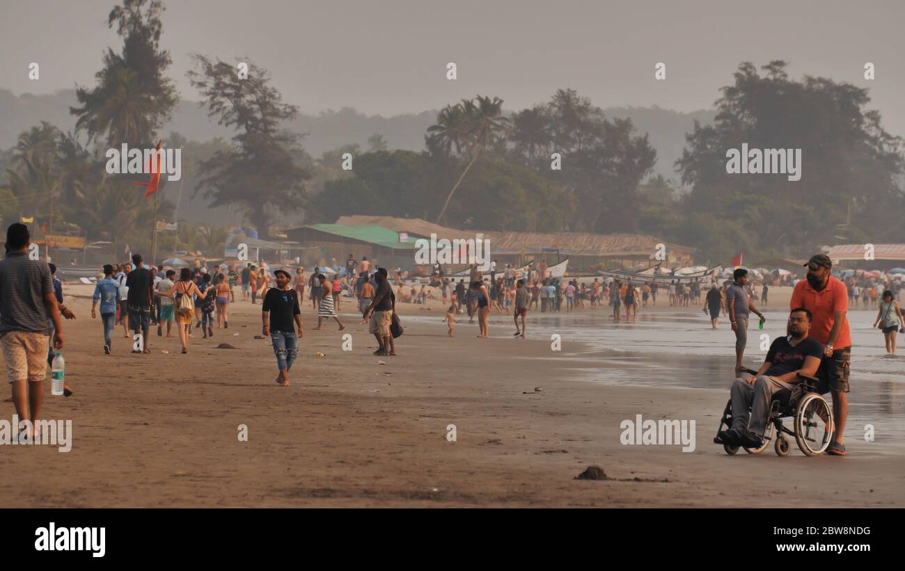 Goa Hippie Beach In India High Resolution Stock Photography and Images ...