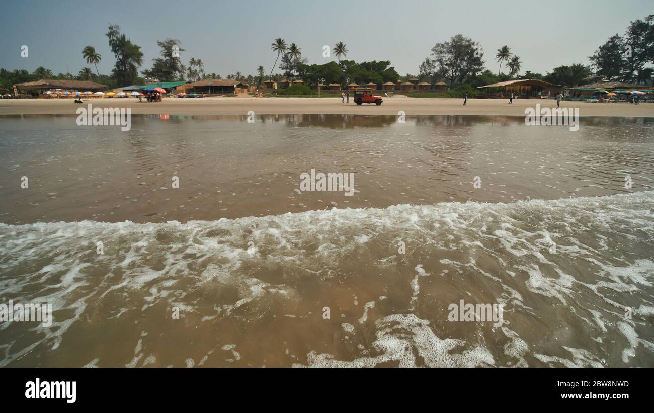 Tropical beach of arambol, Goa state, India Stock Photo - Alamy
