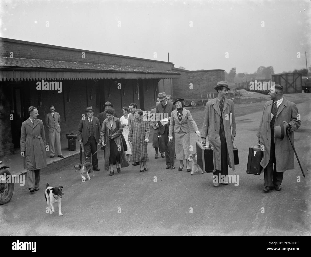 A group of Germans at West Wickham . 1936 Stock Photo - Alamy