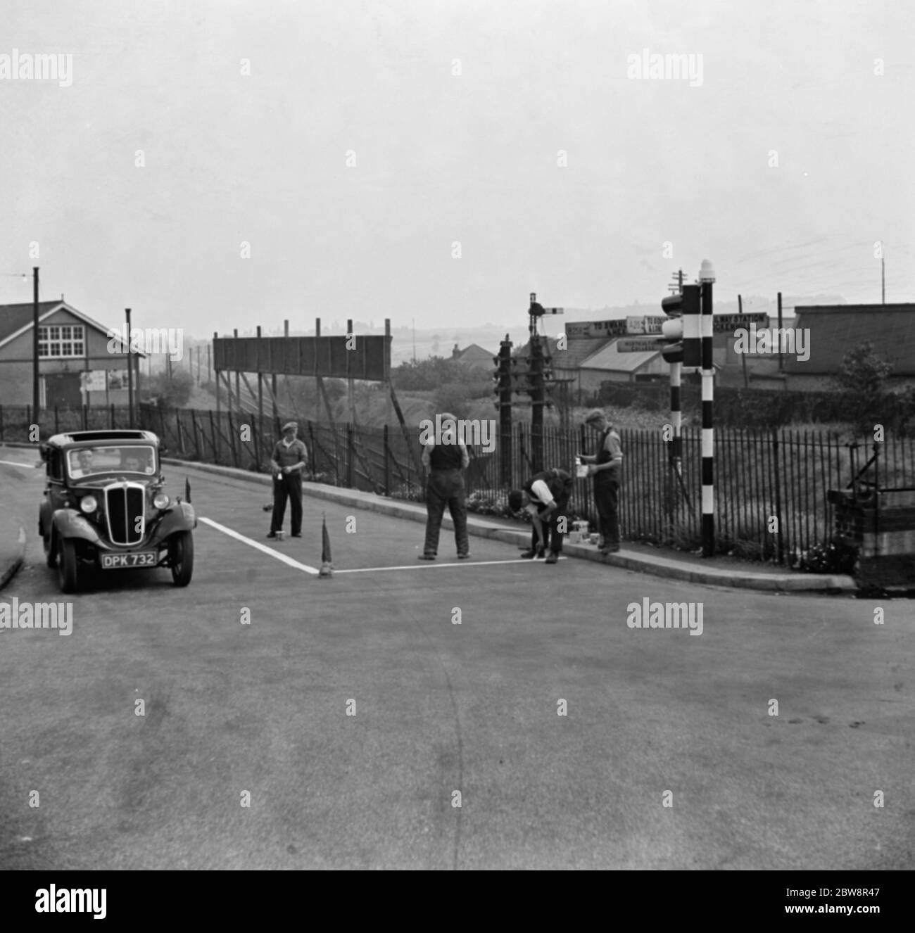Light markings Black and White Stock Photos & Images - Alamy
