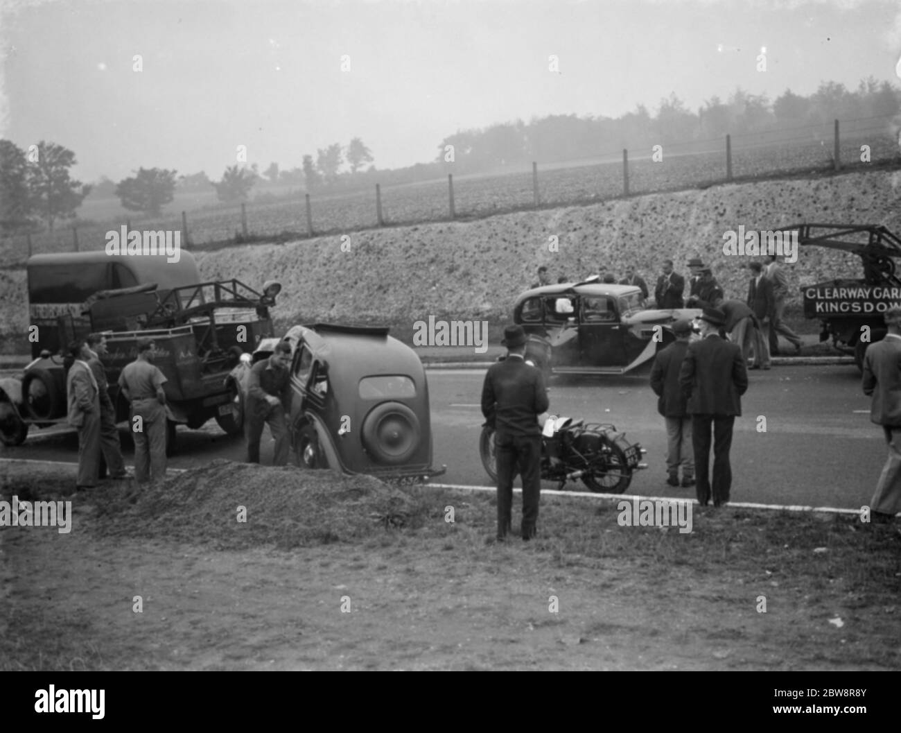 Historic car accident 1930s hi-res stock photography and images - Alamy